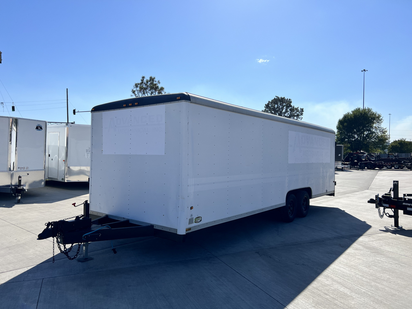 Used 1997 Wells Cargo 8x24 enclosed DOUBLE DOOR trailer for sale in ...