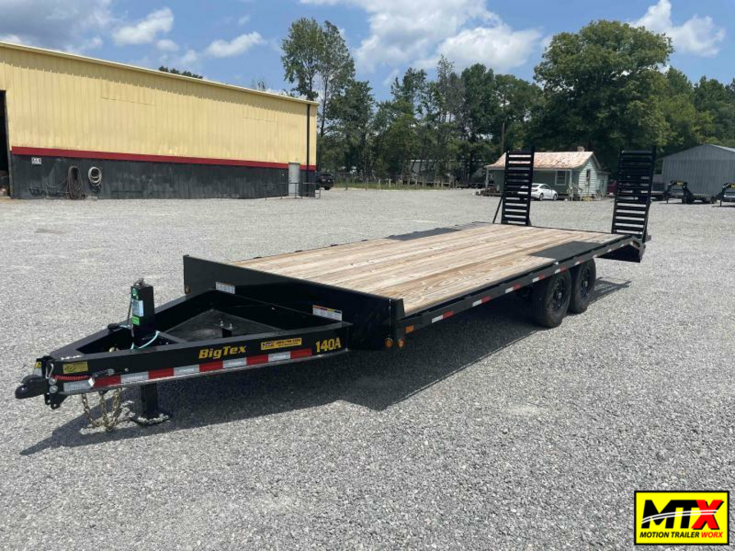 New 2026 Big Tex Trailers 22' 14OA 14K w/ Fold Up Ramps Deckover ...