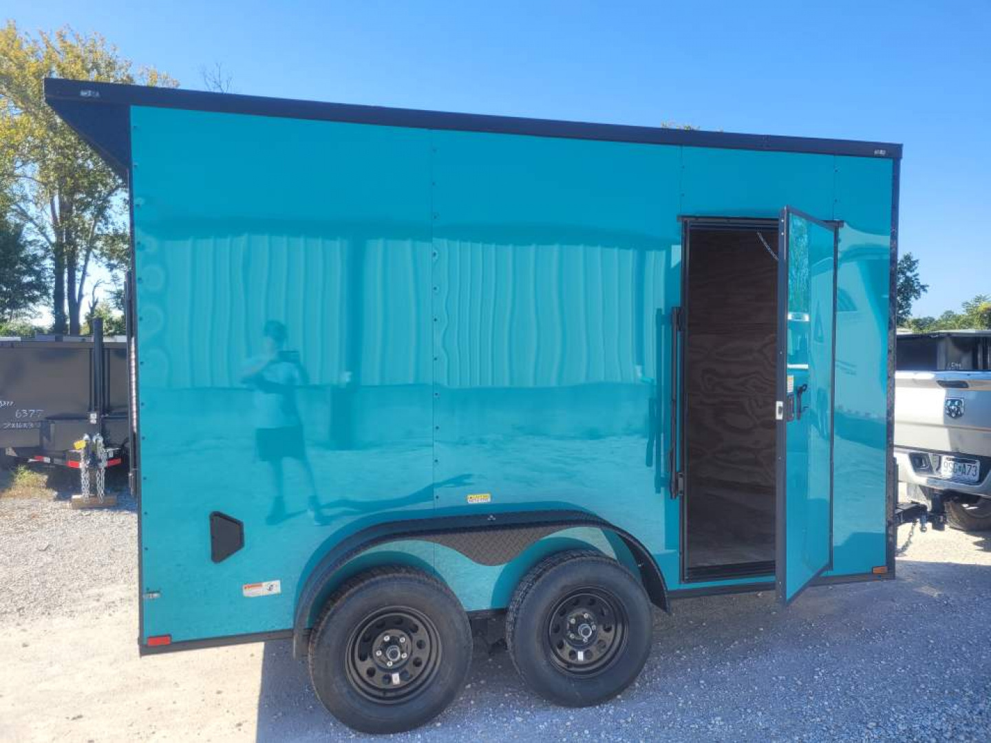 New 2026 Quality Cargo 7x12 TA Cargo / Enclosed Trailer, 7' interior ...