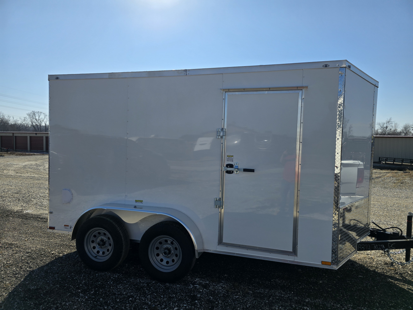 New 2026 Quality Cargo 7x12 TA, 6'3" interior height, 35k axles, .080 ...