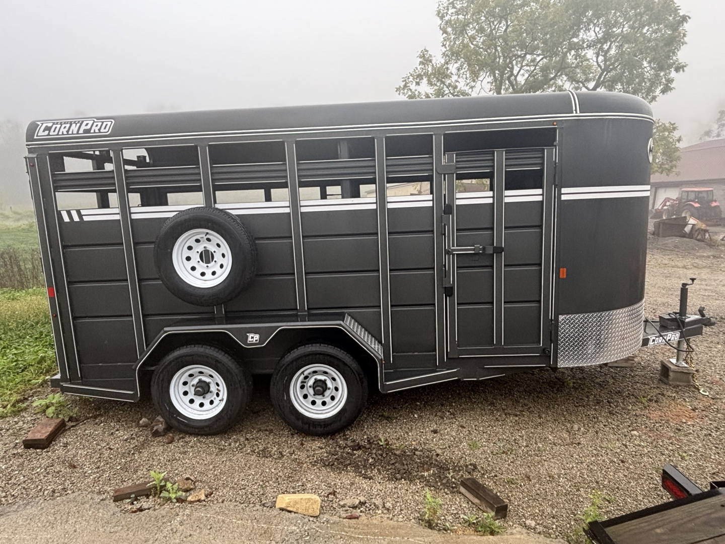 Used 2025 Corn Pro Stock Trailer (Model SB-16 6S) - Charcoal Gray ...