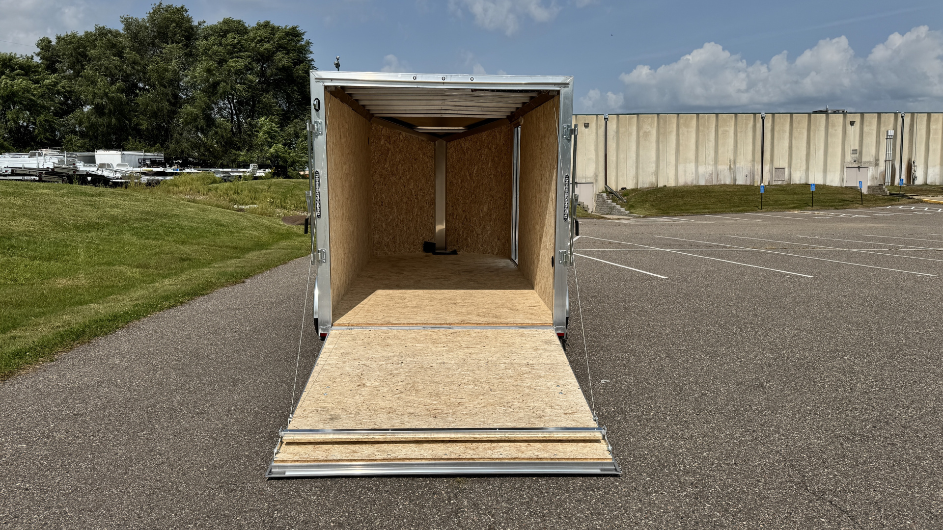 New Lightning 7x14 Aluminum Enclosed Trailer - Rear ramp door! for sale ...