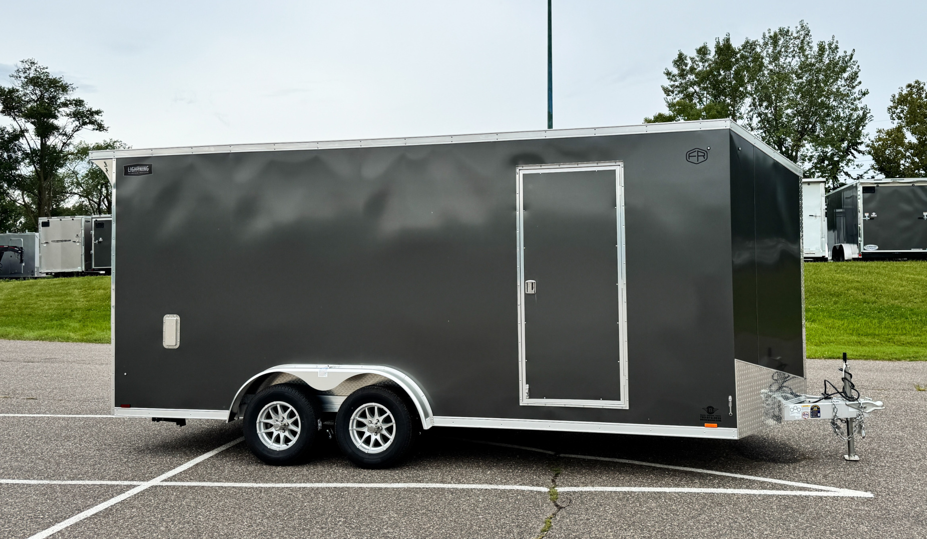 New 2025 Lightning 7.5X18 ENCLOSED CARGO - Ramp door! for sale in ...