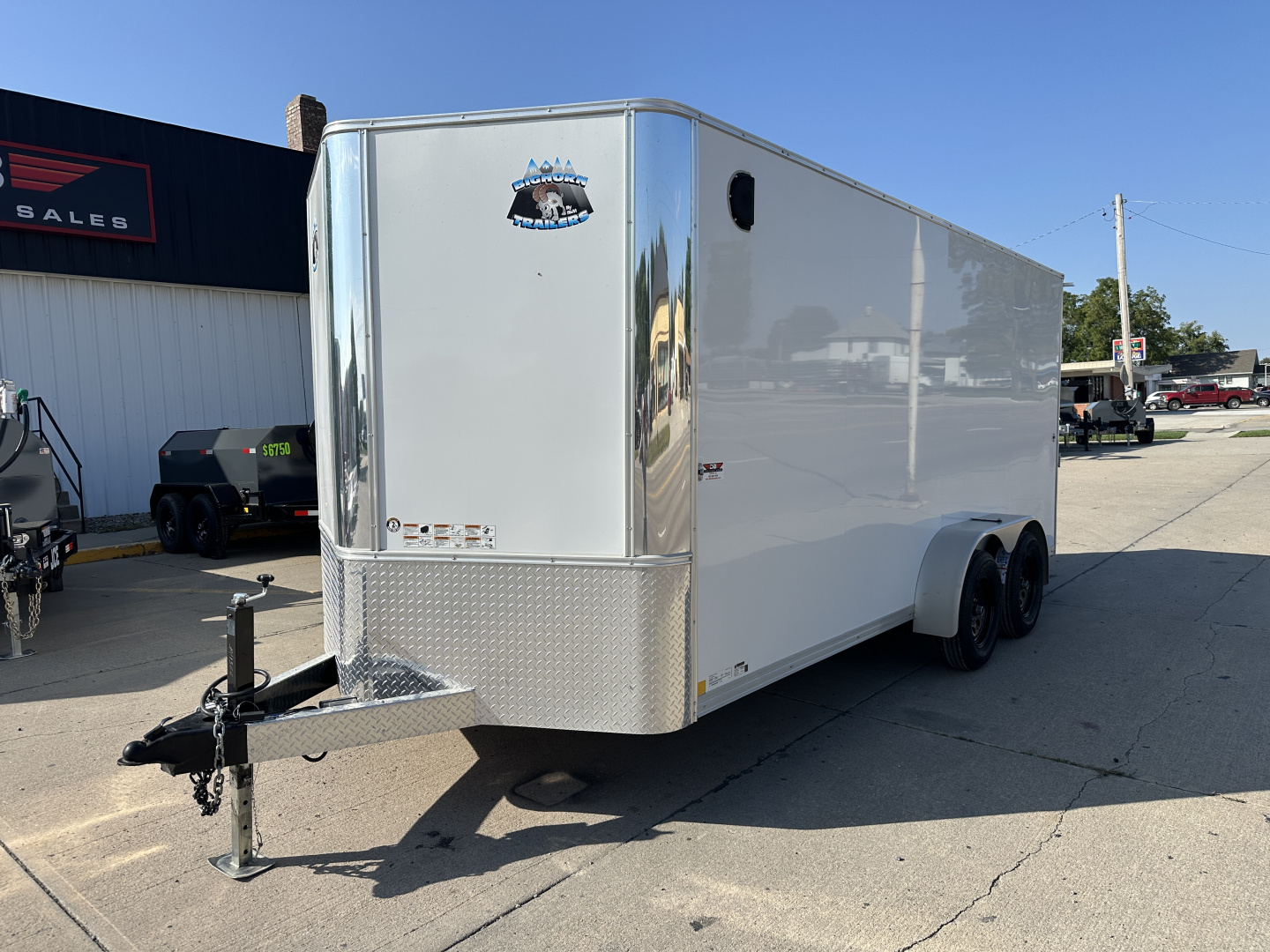 Used 2025 R&M Manufacturing Big Horn 7x16x78 Contractor Cargo Trailer ...
