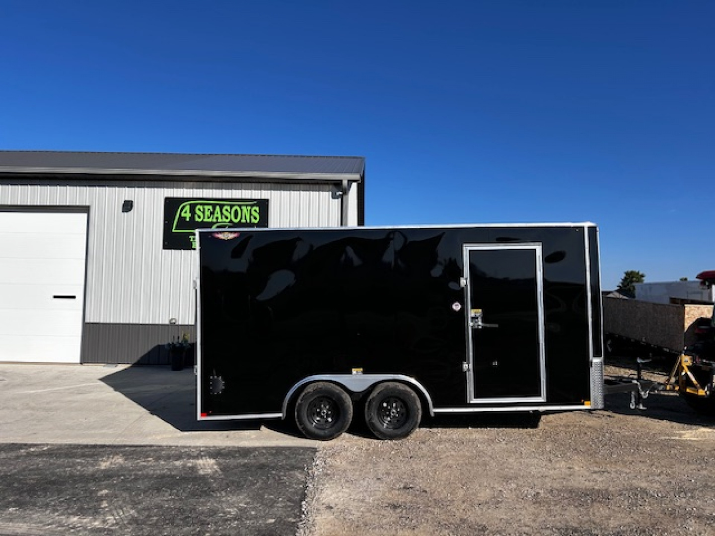 New 2025 H&H Trailers 8.5'X16' 9.9K GVWR 7' INTERIOR RAMP DOOR Cargo ...