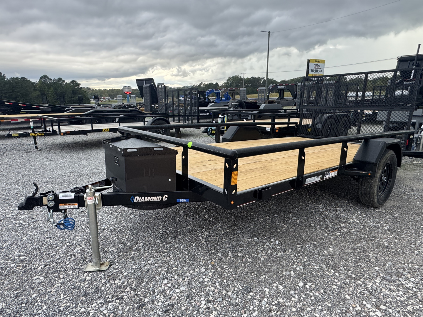 New 2026 Diamond C Trailers PSA135 Utility Trailer 6’5”X12’ BI FOLD ...