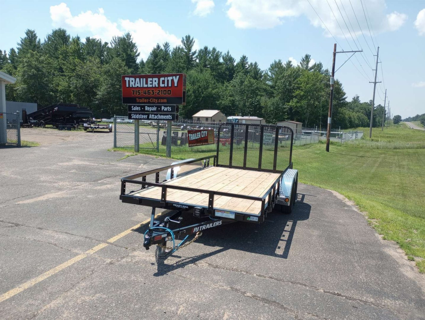 New 2026 PJ TRAILERS 83" Tandem Axle Channel Utility (UL) 16' Utility ...