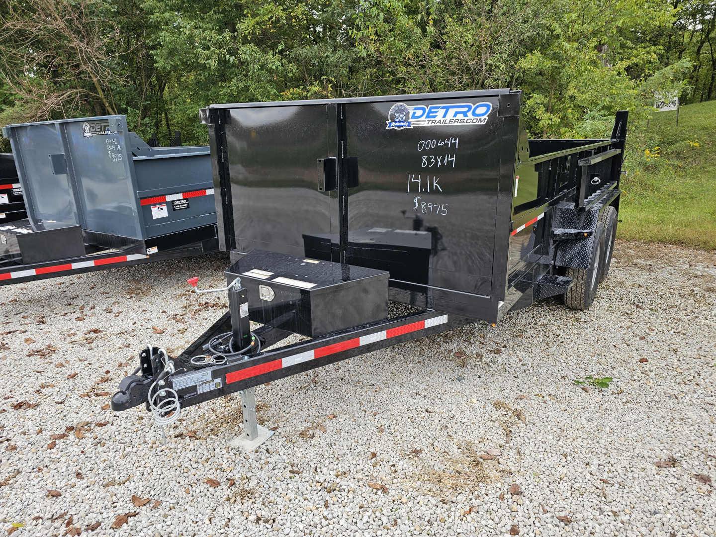 New 2025 Pratt Industries 82" x 14' 14K Dual Ram Dump Trailer