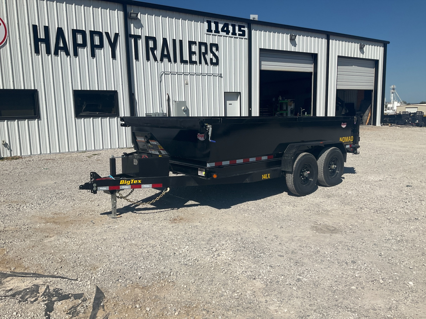 New 2026 Big Tex 83"x14' 14K LX Channel Tandem Axle Dump Trailer w/ 24 ...