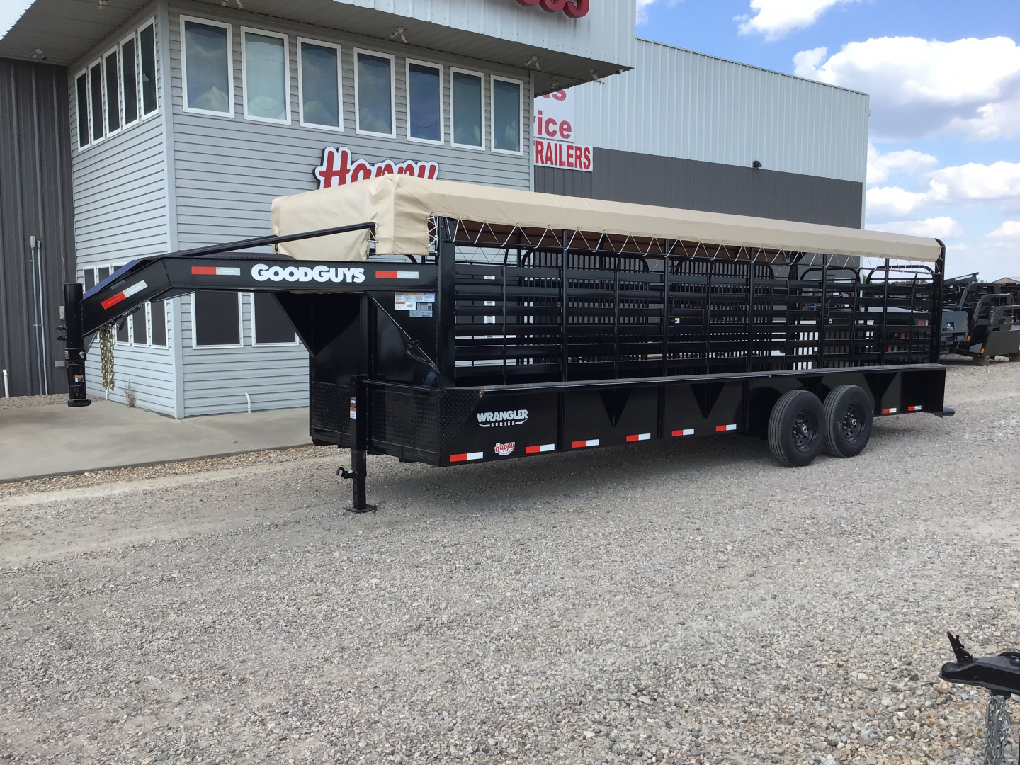 New 2026 Good Guys 6'8"x24' GN Bar Top Livestock Trailer - Wrangler for ...