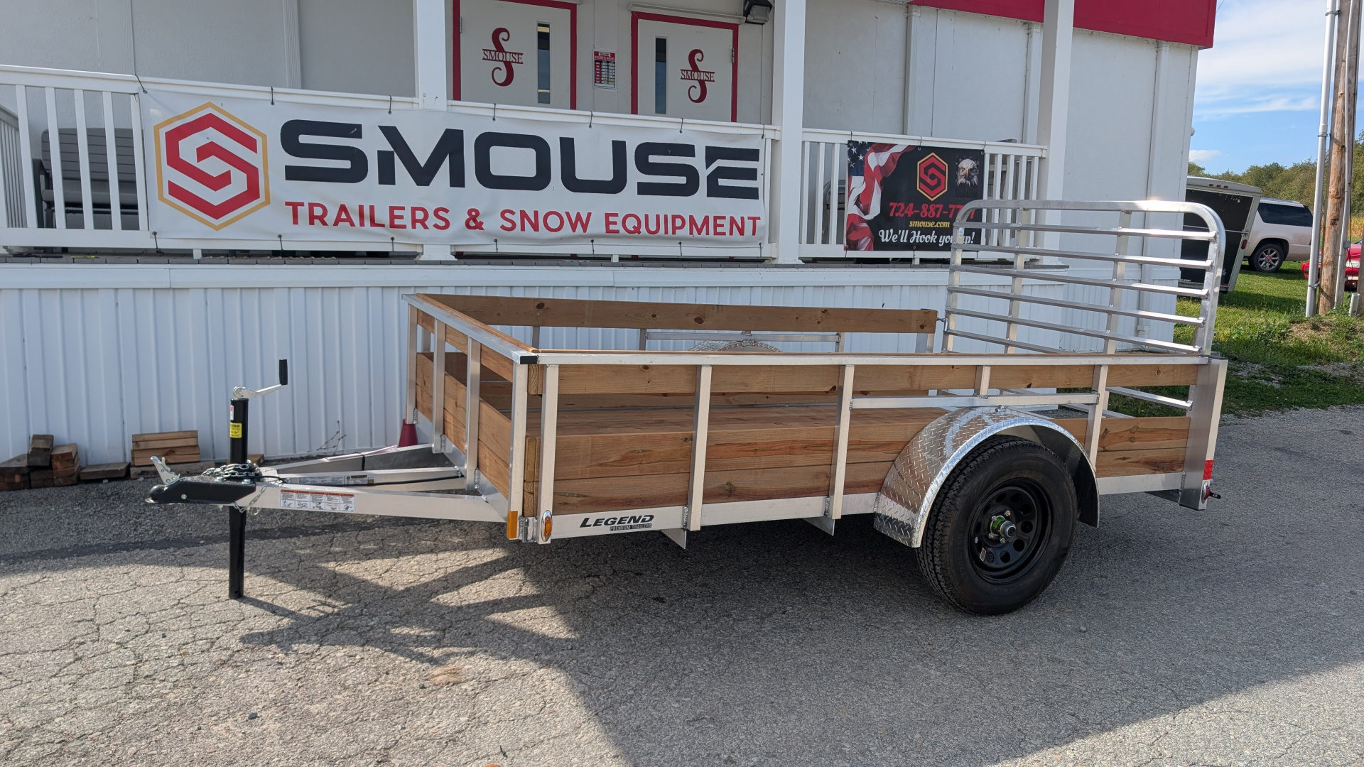 New 2026 Legend 6x10 Open Aluminum High Wood Side Trailer for sale in ...