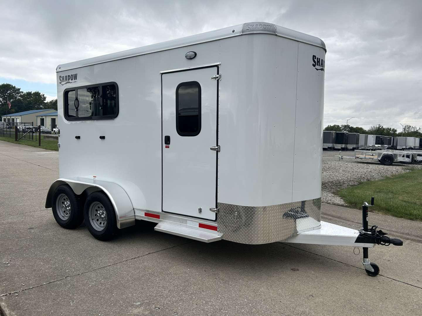 New 2026 Shadow 2 Horse Slant Load BP Horse Trailer