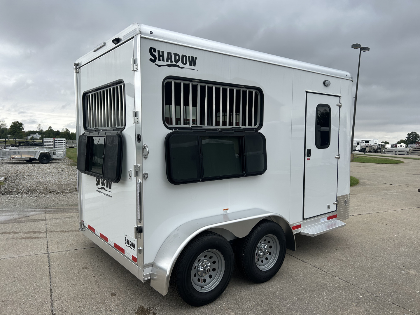 New 2026 Shadow 2 Horse Slant Load BP Horse Trailer