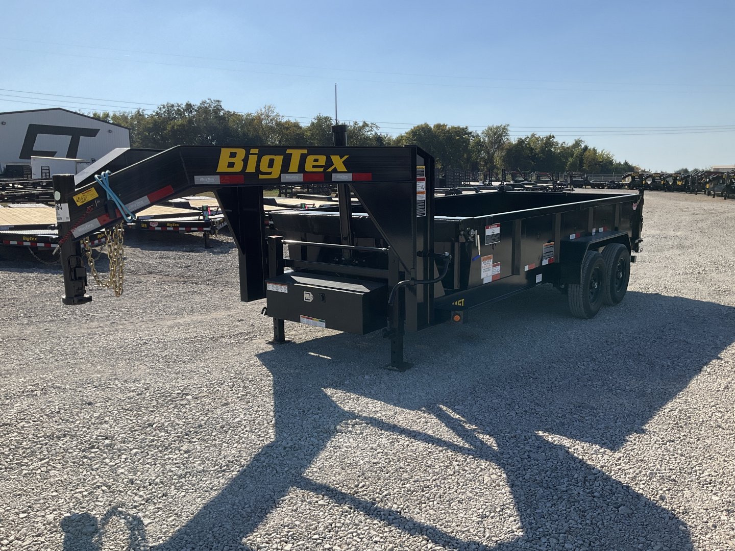 New 2026 Big Tex 83"x16' 15.9K GT Gooseneck Telescopic Dump Trailer w ...