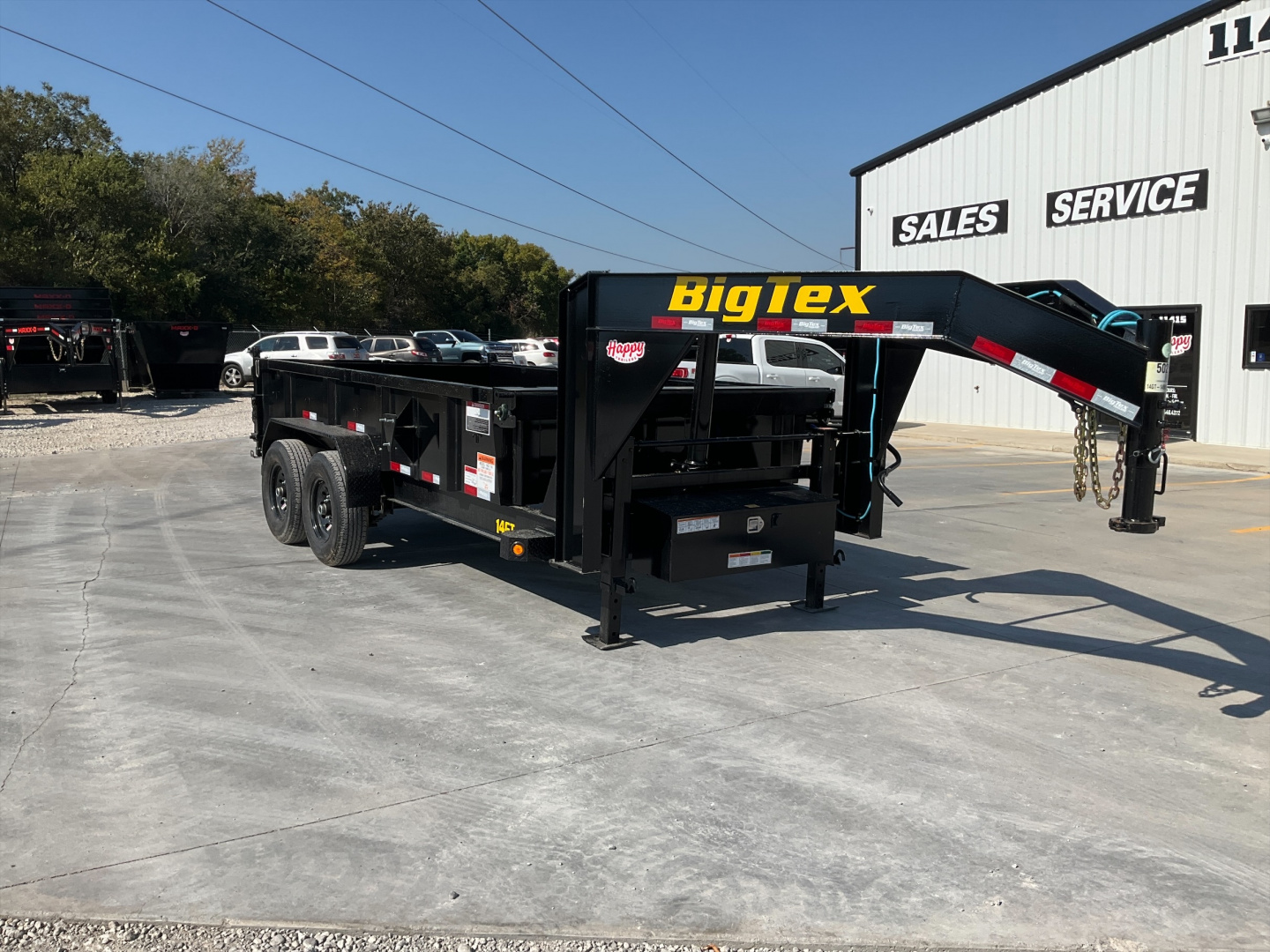 New 2026 Big Tex 83"x14' 15.9K GT Gooseneck Telescopic Dump Trailer w ...