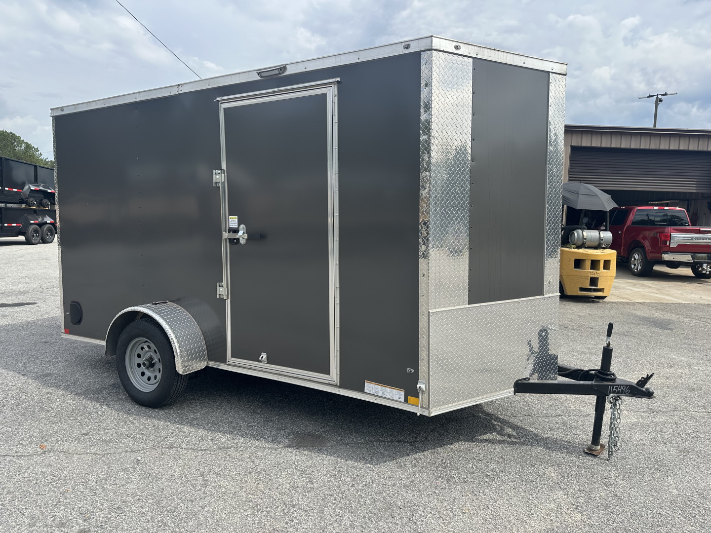 Used USED 2025 DIAMOND CARGO 6X12 SINGLE AXLE ENCLOSED TRAILER ($430 ...