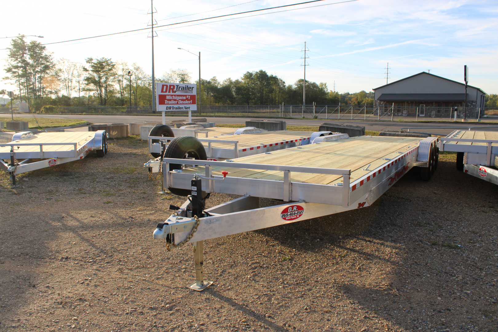 New 2026 Wolverine 7X34 12K GVWR ALUMINUM Car Hauler for sale in White ...