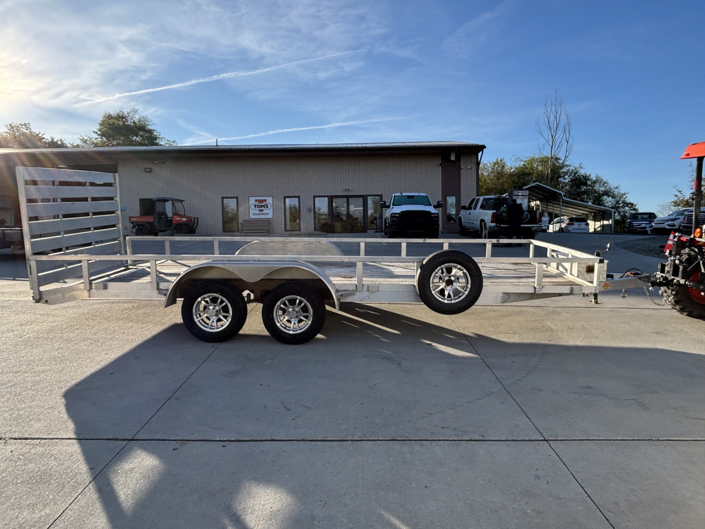 Used 2019 USED H&H Trailers 82"X20' Utility Trailer W/ Tool Box and ...