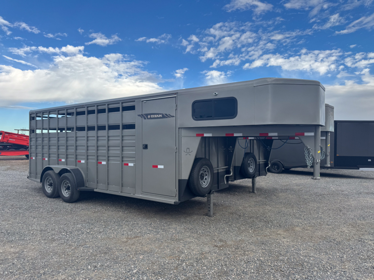 New 2026 Titan Trailer 20' Standard Stock Stock / Stock Combo Trailer ...