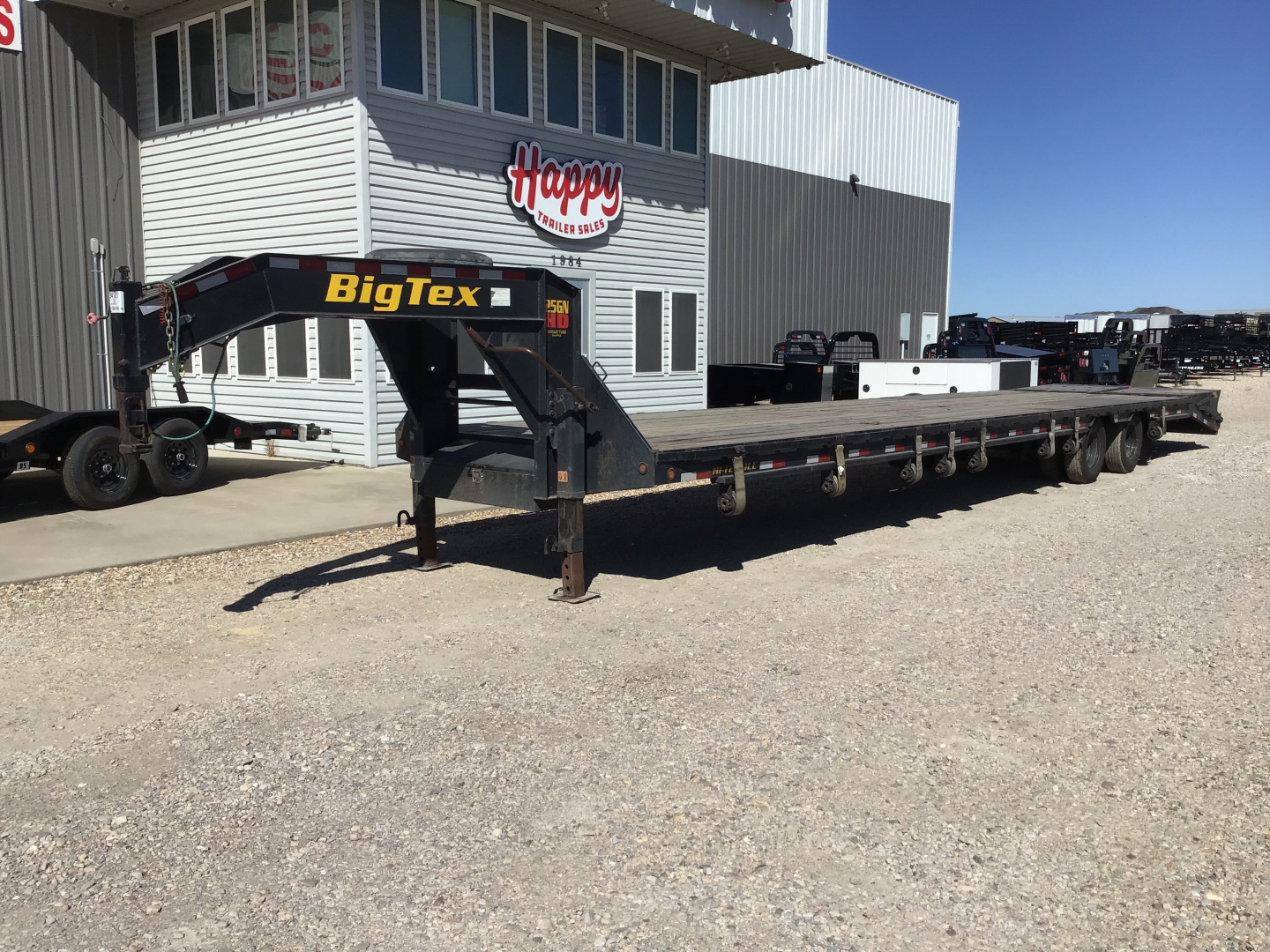 Used 2021 Big Tex 102"x40' GN Flatbed w/ Monster Ramps for sale in ...