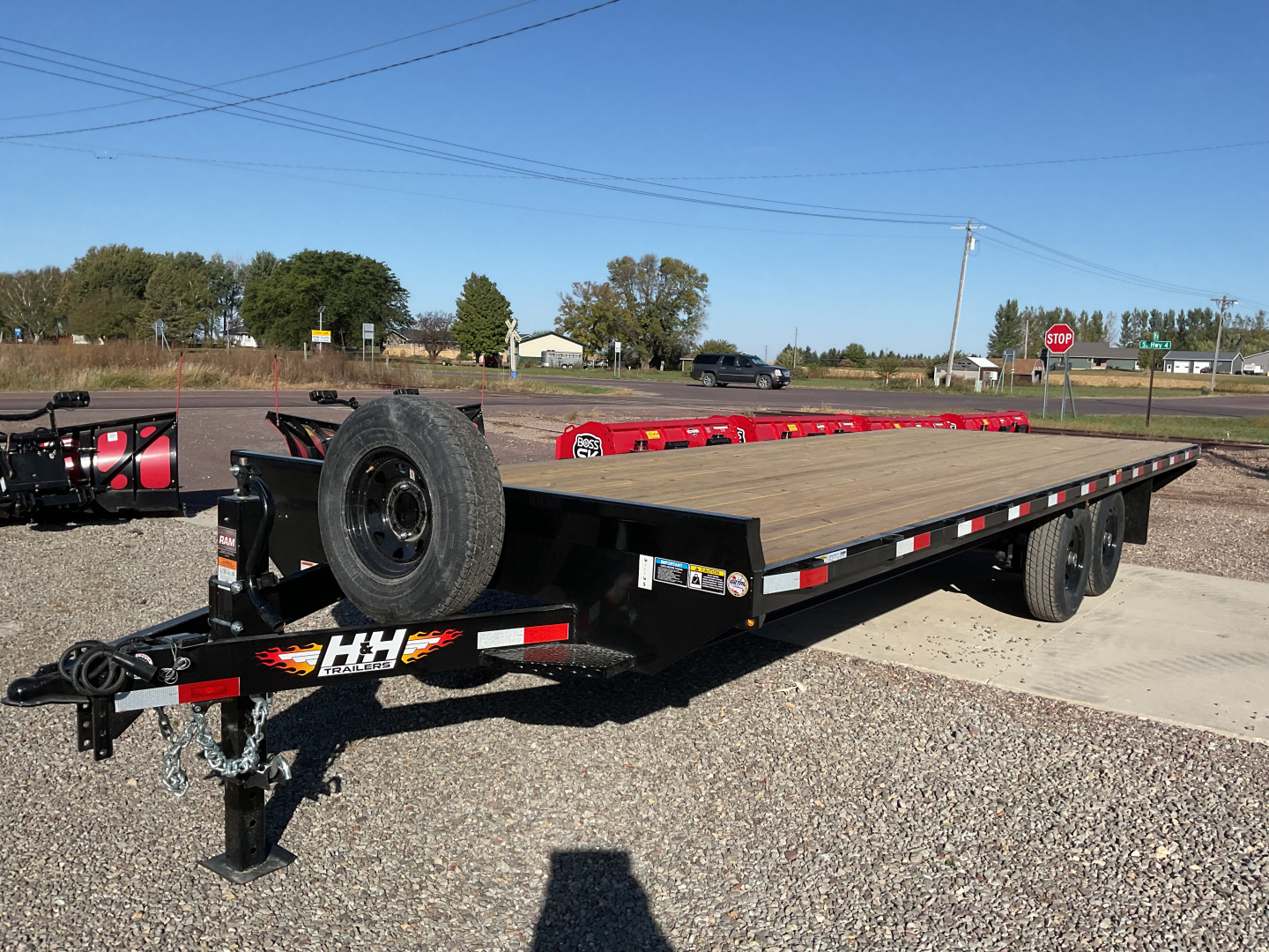 New 2026 H&H Trailers H10224HDL-140 Equipment Trailer