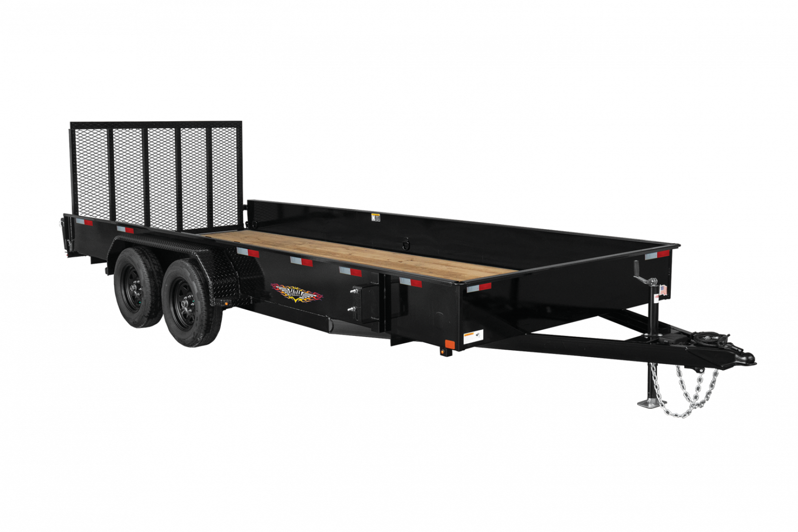 New 2026 H&H Trailers 82x14 Aluminum Rail Side 5K Utility Trailer