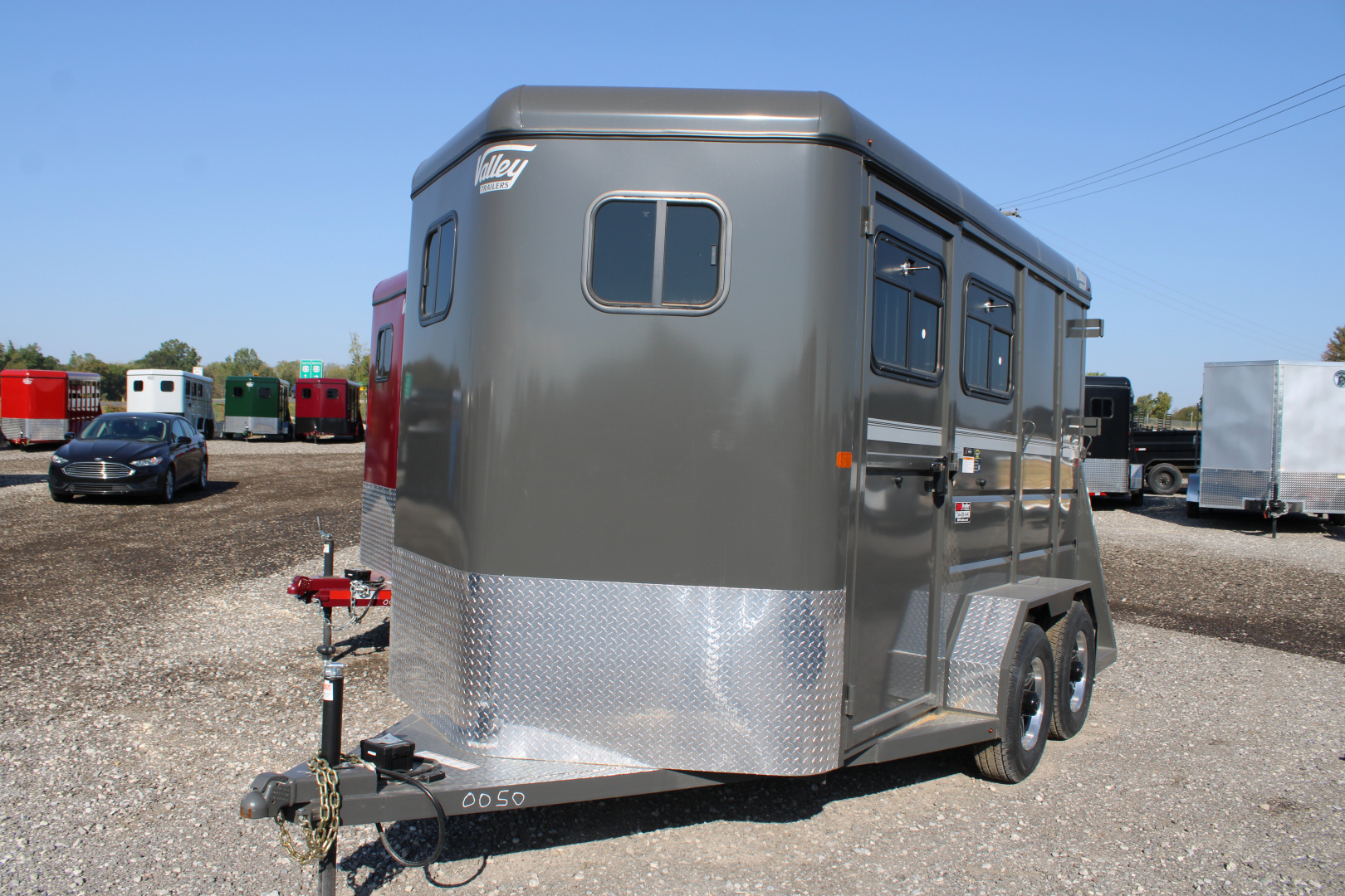 New 2026 Valley Trailers 2 HORSE ENCLOSED TRAILER WITH 7" INTRIOR ...