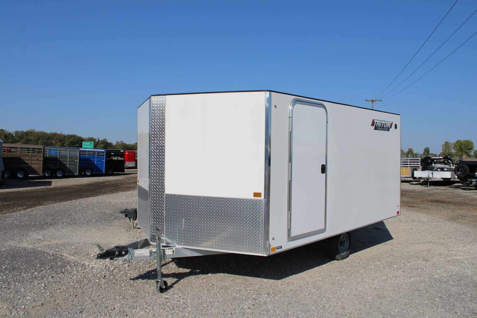 New 2025 Triton Trailers TC 128 2.0 Snowmobile Trailer