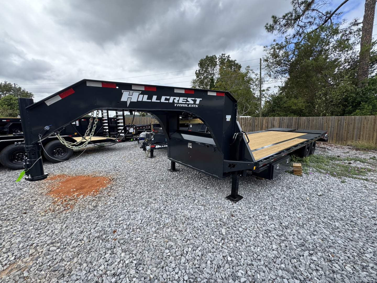 New 2026 Hillcrest Trailers 102"x25' 15.9k Gooseneck Equipment Trailer ...