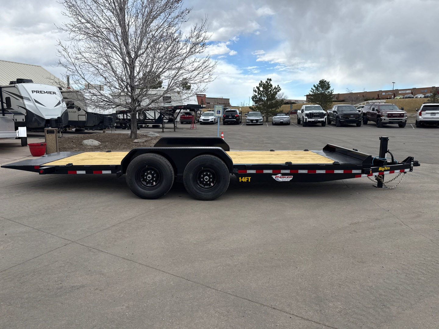 New 2025 Big Tex Trailers 14FT-20BK Flatbed Trailer for sale in Parker, CO