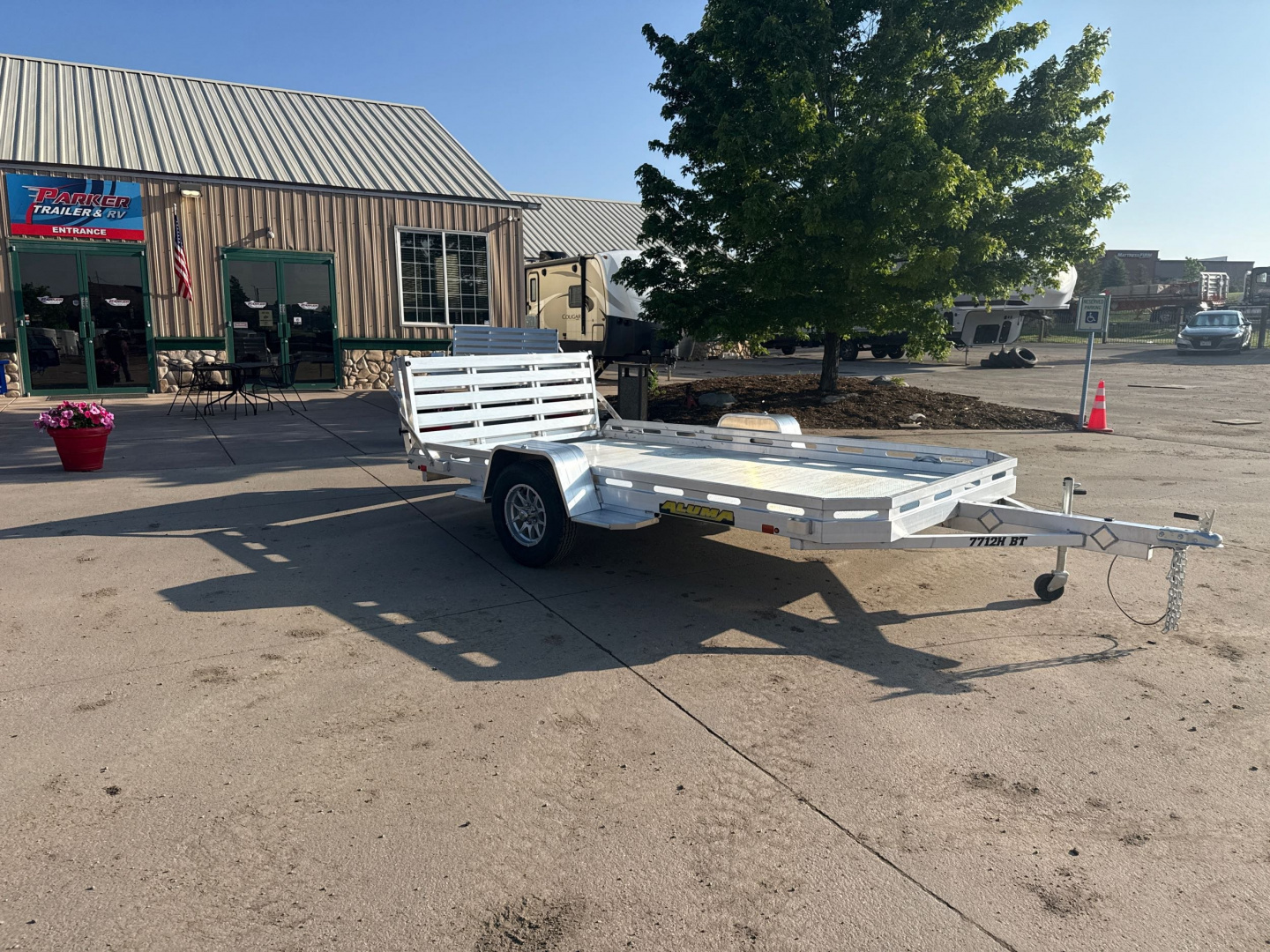 New 2026 Aluma 7712H-S-BT Utility Trailer for sale in Parker, CO