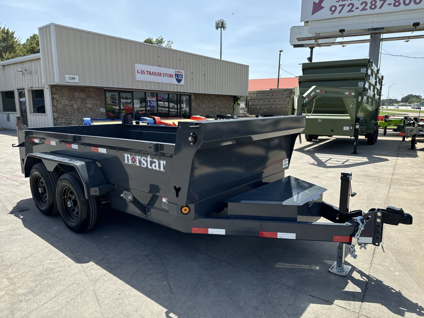 New 2026 Norstar 6'x12' DCB Dump Trailer for sale in Seagoville, TX