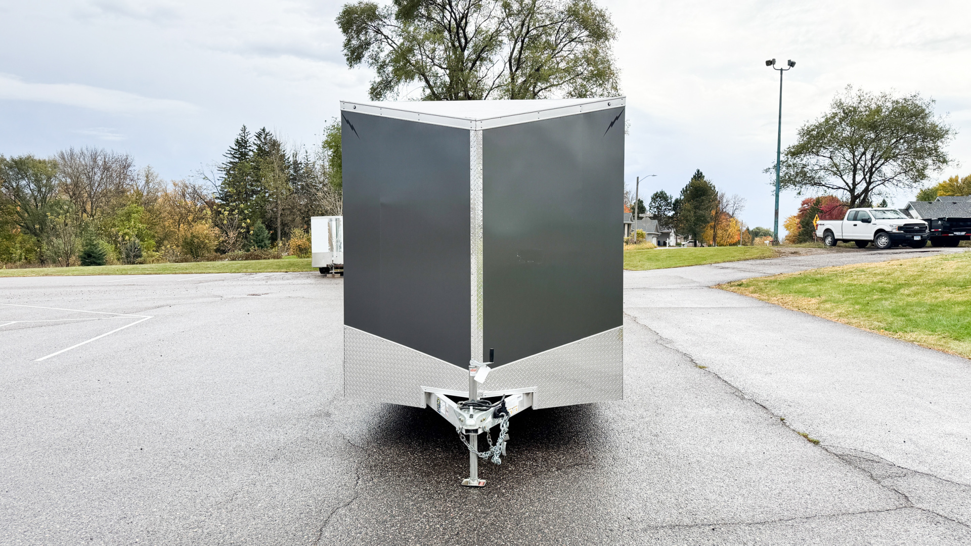 New LIGHTNING 7.5X18 ENCLOSED TRAILER WITH REAR RAMP! for sale in ...