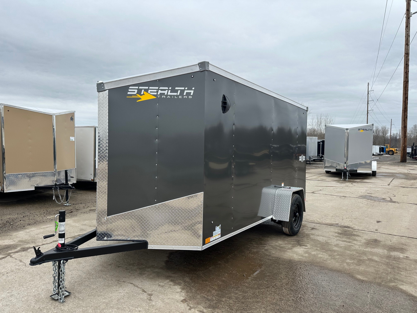 New 2026 Stealth Trailers 6x12 Mustang 3k w/Barn Door Cargo / Enclosed ...