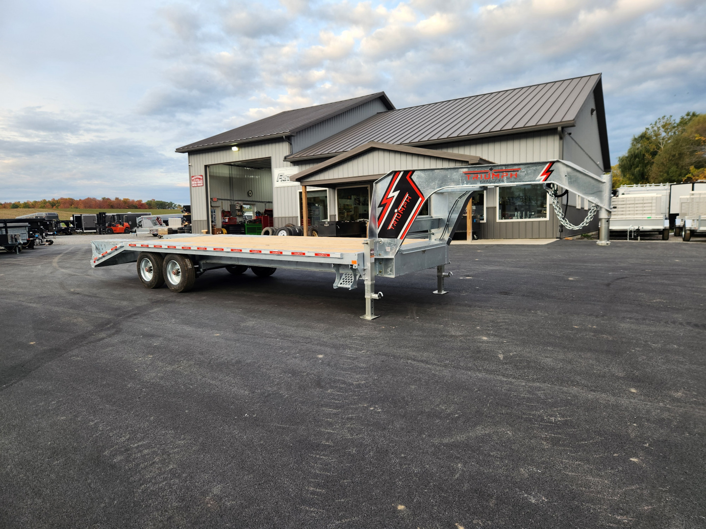 New 2026 Triumph Trailers GMDGF2-TA-102X20+5-10K Equipment Trailer for ...
