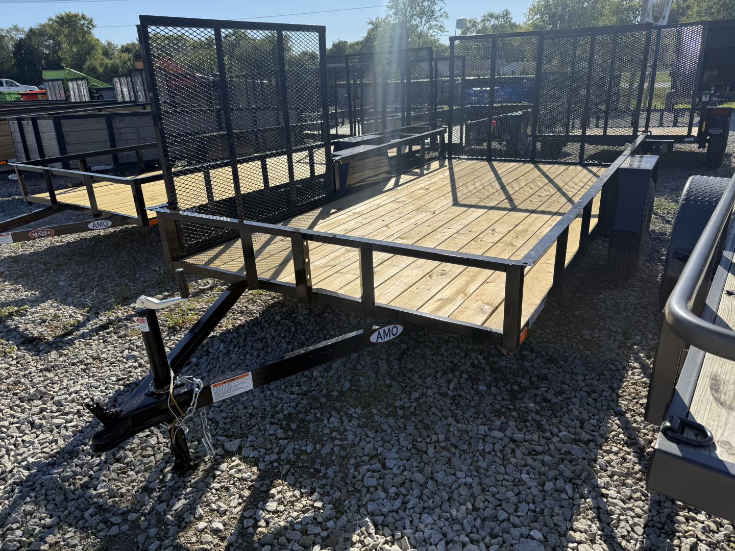 New 2026 AMO US121 Utility Trailer 76X12 SA LOWSIDES W/ SIDE GATE (GVW ...