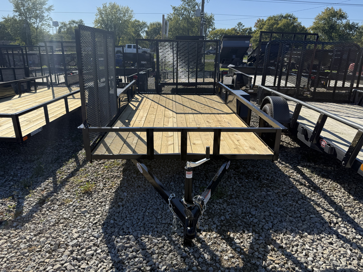 New 2026 AMO US121 Utility Trailer 76X12 SA LOWSIDES W/ SIDE GATE (GVW ...