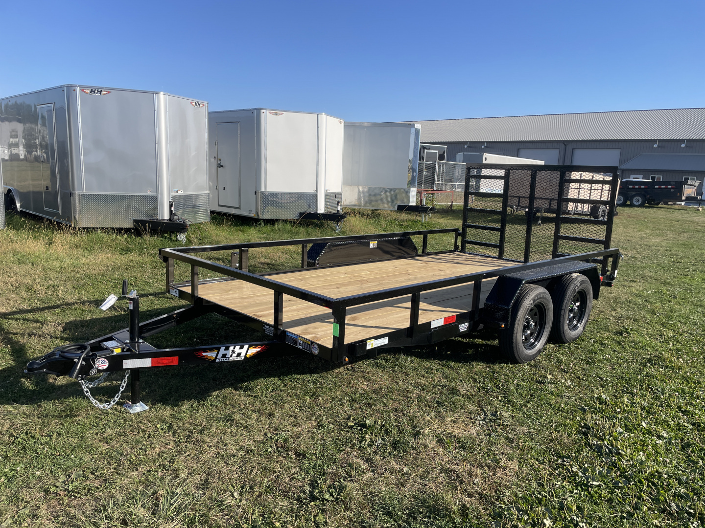New 2026 H&H Trailers 82x14 Tandem Rail Side Utility for sale in Iowa ...