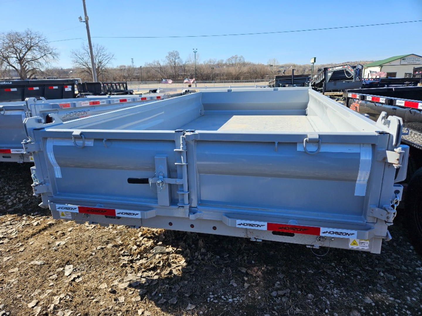 New 2025 Horizon Trailers EZ7BP-19"X14'7K Dump Trailer