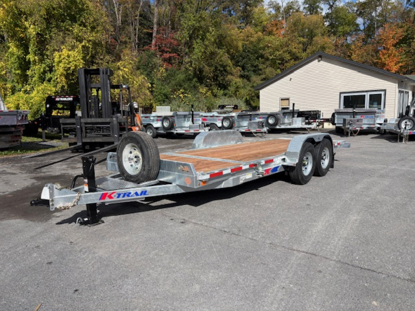 New 2026 K-Trail Galvanized 82" X 16'+4'-14K GVW Gravity Tilt Trailer ...