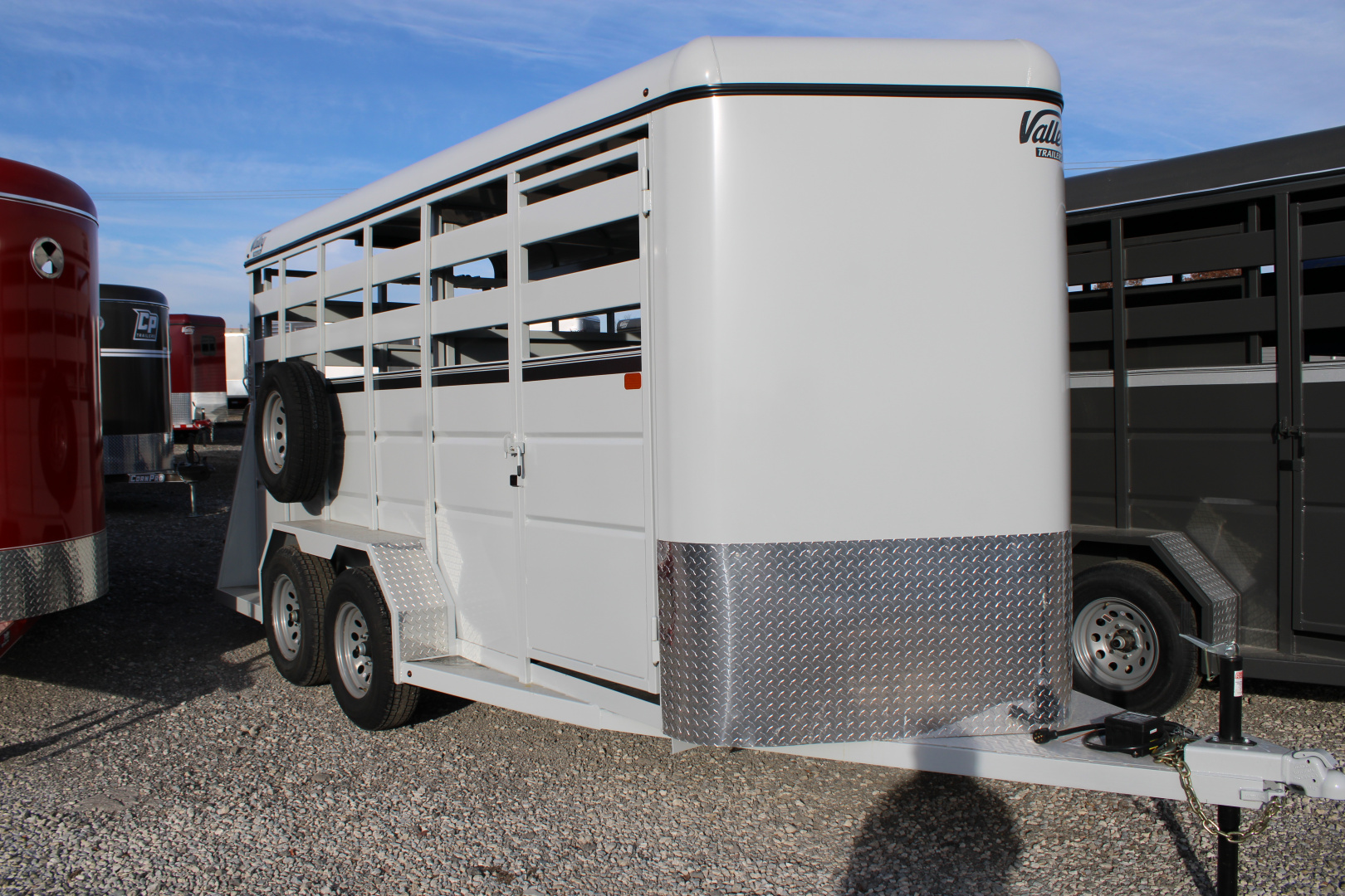 New 2026 Valley Trailers 16' + 12" STOCK Stock / Stock Combo Trailer ...