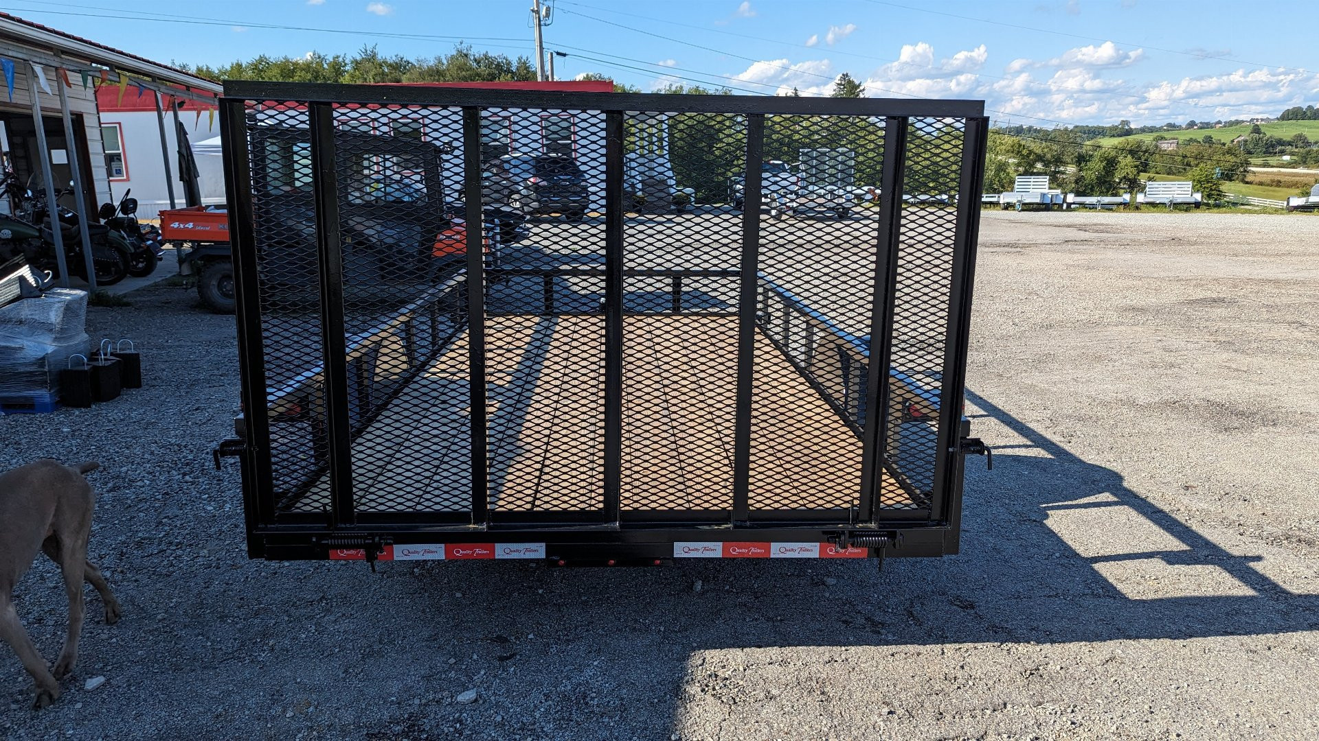 New 2026 Quality 7x14 PRO Heavy Single Axle Utility Trailer w/ Brakes & ATV Side Ramps