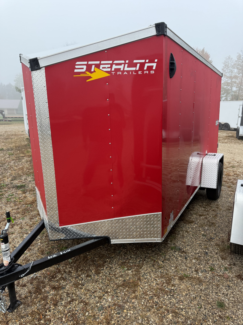 New 2026 Stealth Trailers 6X12 W/RAMP DOOR Cargo / Enclosed Trailer for ...