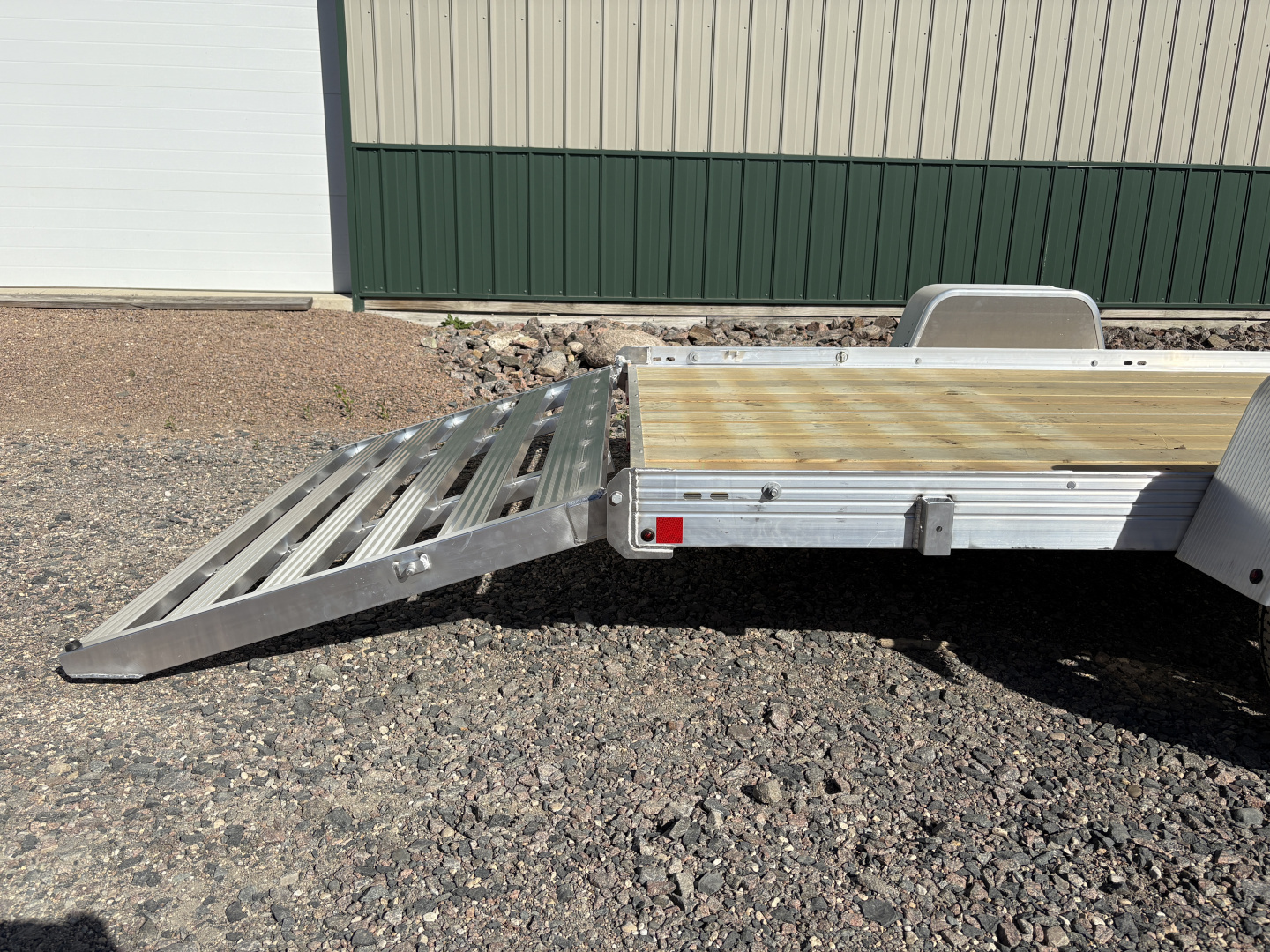 New 2026 76"x12' Bear Track Aluminum Utility Trailer - Wood Floor for ...