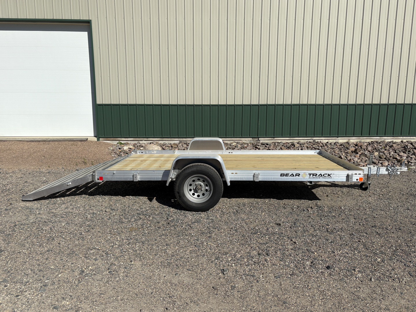 New 2026 76"x12' Bear Track Aluminum Utility Trailer - Wood Floor for ...