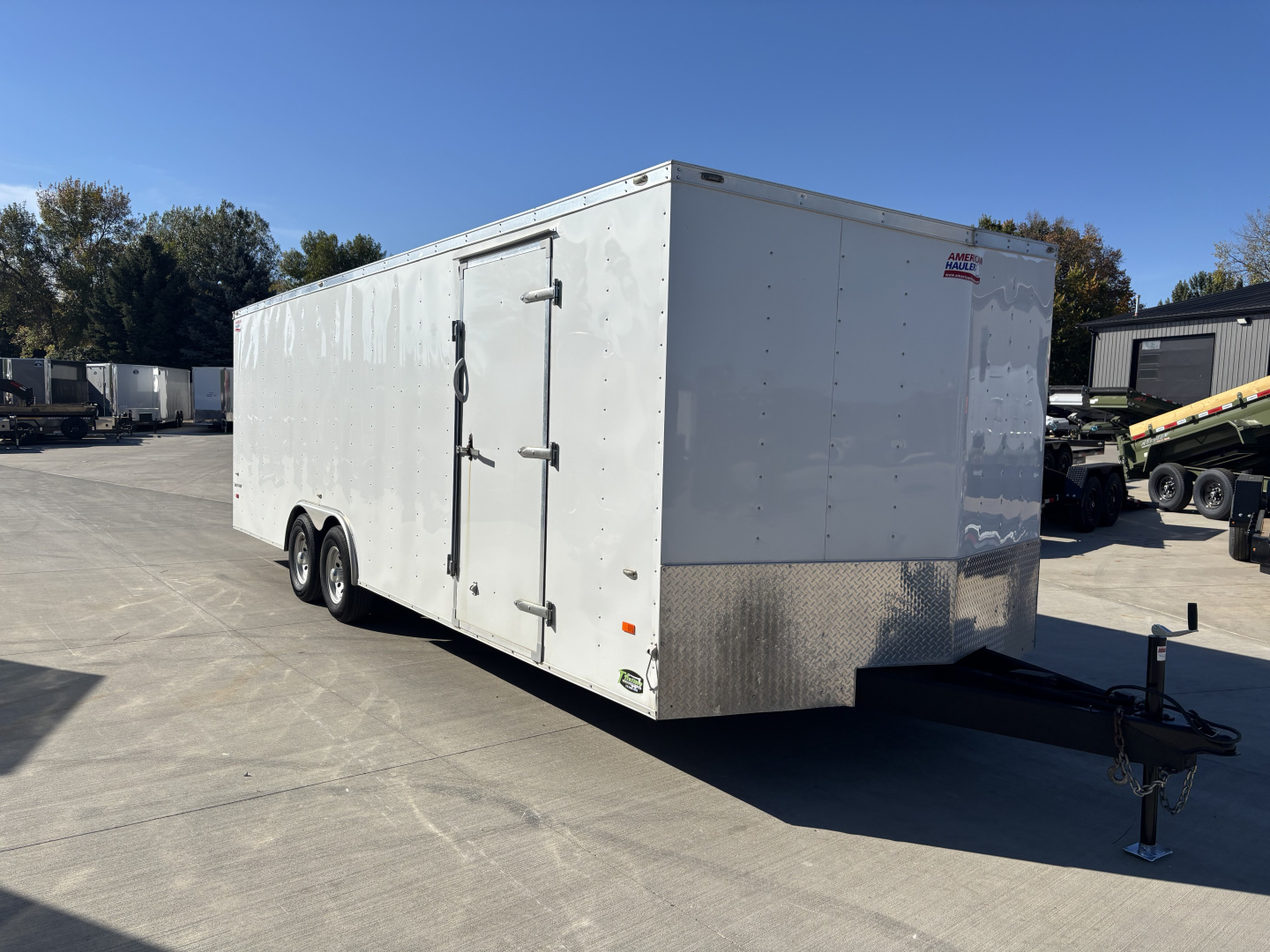 Used 2019 American Hauler 8.5x24+2v dovetail enclosed cargo car hauler ...