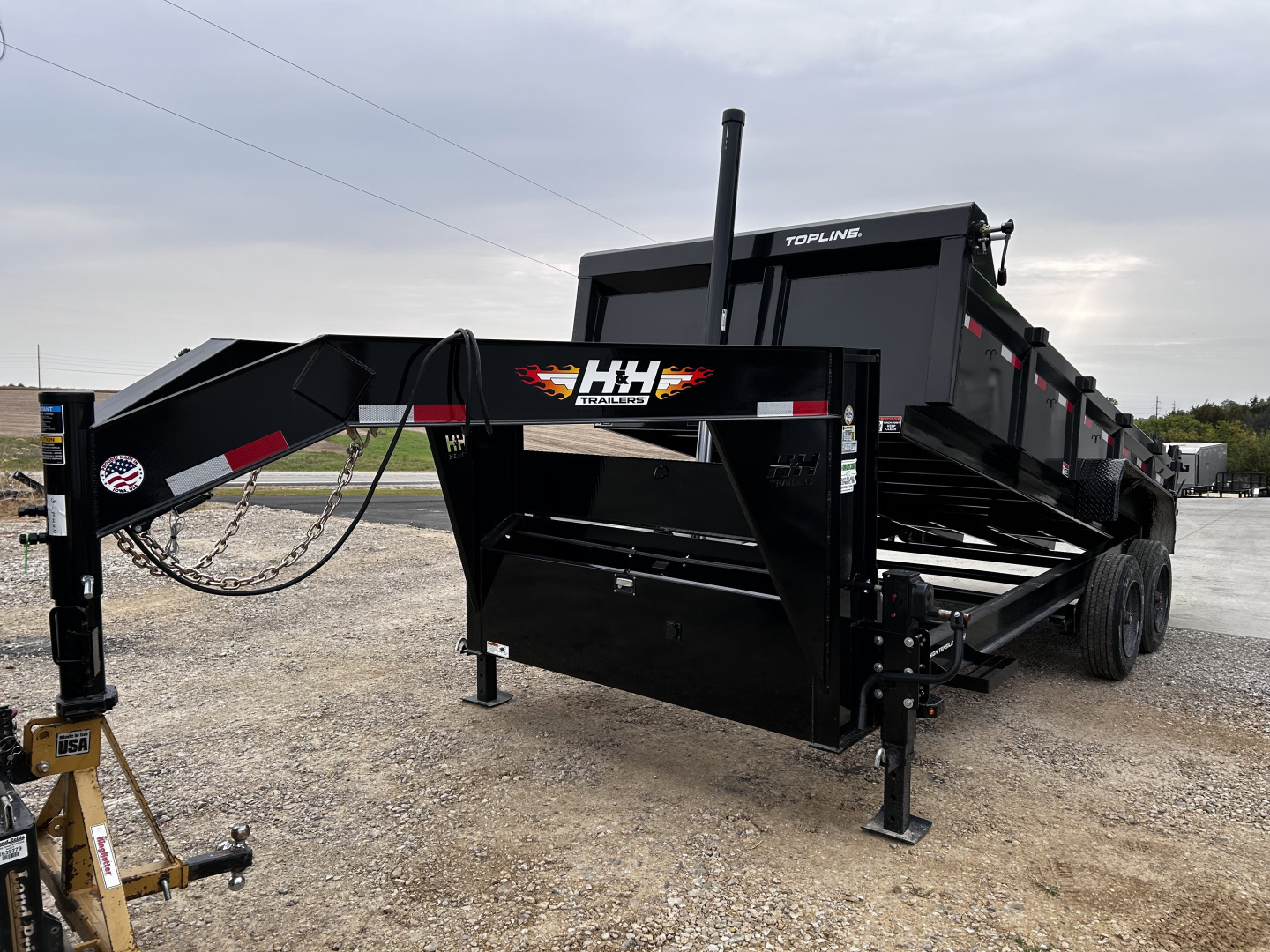New 2026 H&H Trailers 83"X16' GN TELESCOPIC DUMP TRAILER 17.6K GVWR ...