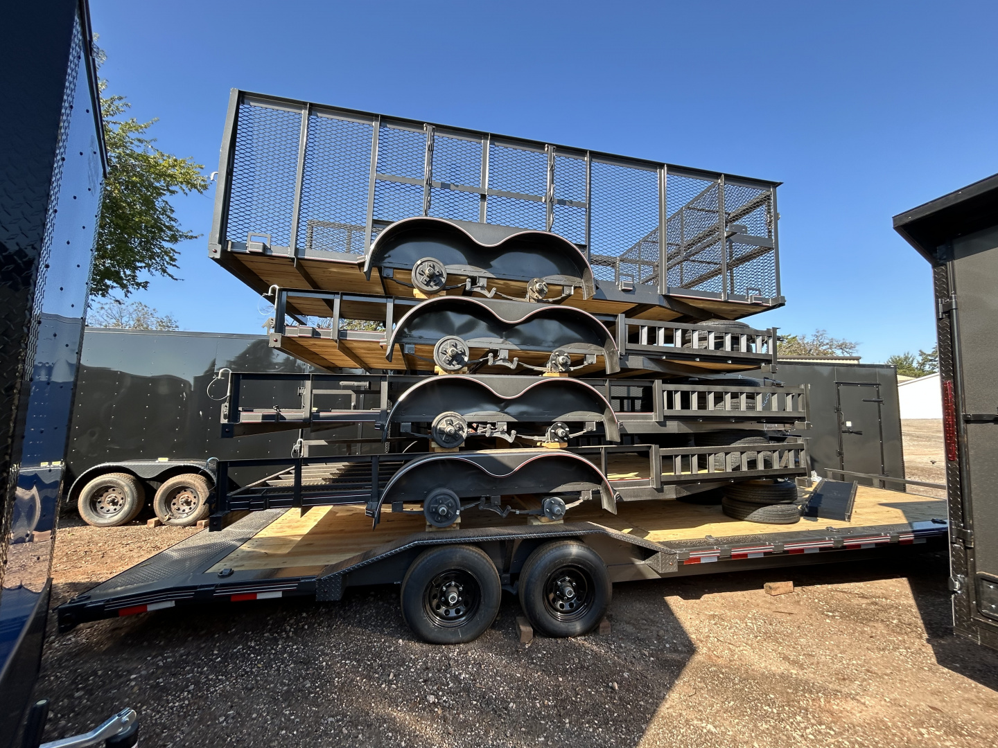 New 2026 Coffee Creek MFG 83x14 TA2 Landscape Trailer for sale in ...