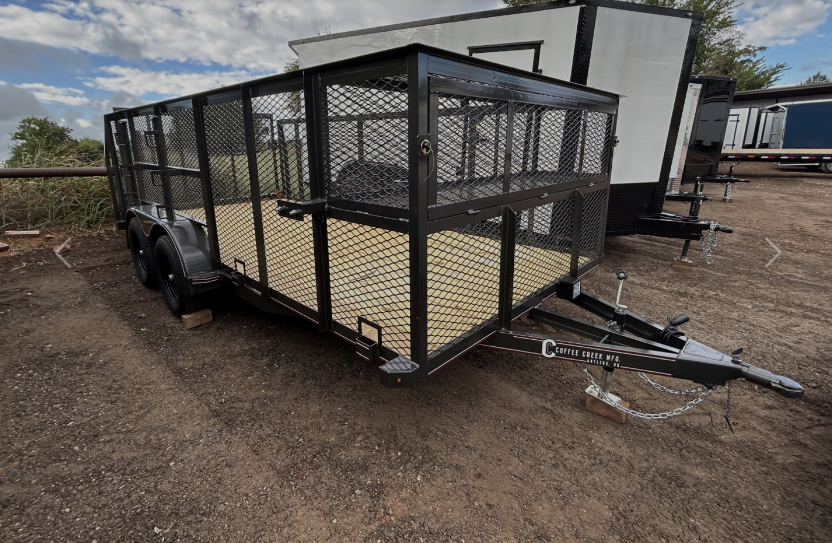 New 2026 Coffee Creek MFG 83x14 TA2 Landscape Trailer for sale in ...