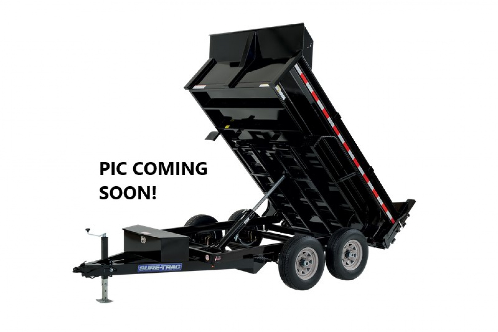 New 2026 Sure-Trac 6 x 12 10K Single Ram SD Low Profile Dump Trailer ...